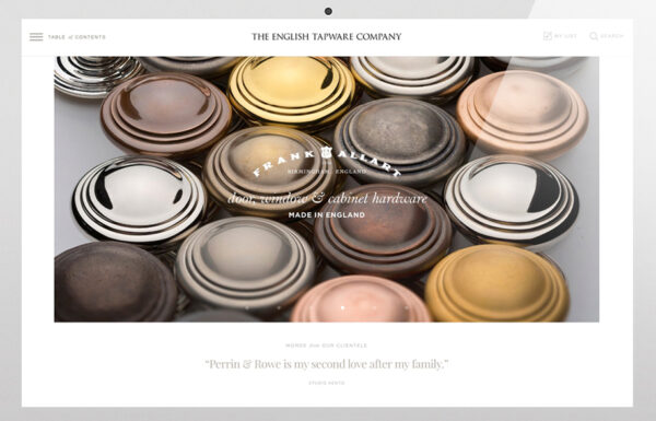 The English Tapware Company - Design Products | Habitus Living